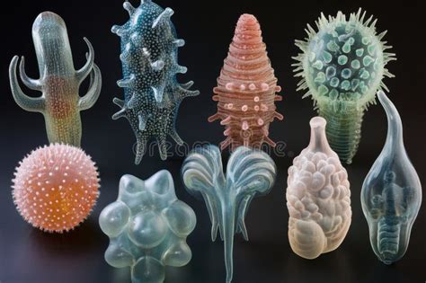 Exploring A Remarkable Sequence Of Evolving Bacteria Showcasing Various Forms And Textures In A