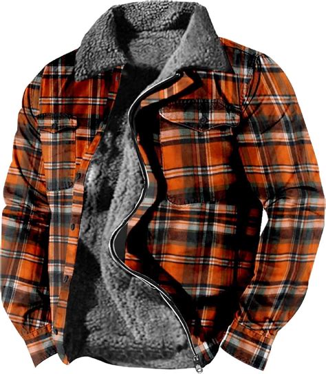 Black Trench Coat Men Jacket Ts For Men Warm Lined Wool Plaid Shirt