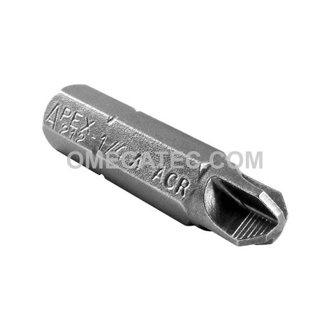 Apex A ACR Torq Set ACR Insert Bits Hex Drive