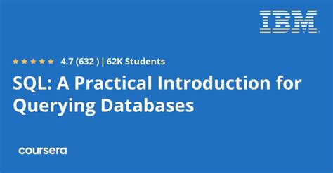 Certifyde On Linkedin Sql A Practical Introduction For Querying Databases