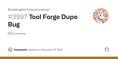 Tool Forge Dupe Bug · Issue 3997 · Slimeknights Tinkersconstruct · Github