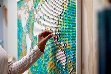 Revealed Lego Art World Map [31203] Rainbow Bricks™ Lug