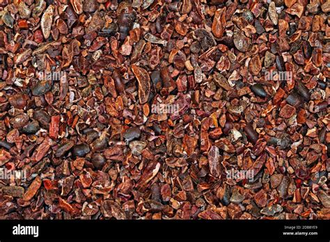 Bunch Of Raw Organic Crushed Cocoa Nibs Stock Photo Alamy