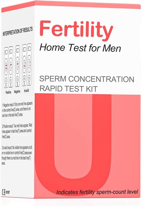Male Fertility Home Test Kit Sperm Count Test Kit