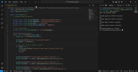 Finished A Project On A Password Generator Using Java Sajal Gupta