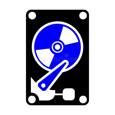 Hard Disk Icon Stock Vector Illustration Of Sign Drive 366374152