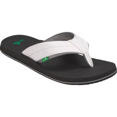 Sanuk Mens Beer Cozy 2 Sandal Whitegrey 7