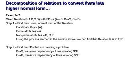 Learn More About Database Normalization Concepts Pptx