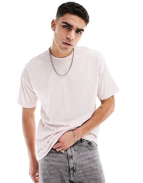 New Look Oversized T Shirt In Light Pink Asos