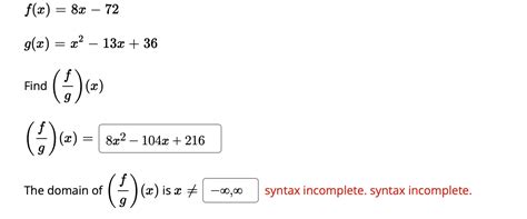 solved function decomposition given the composition