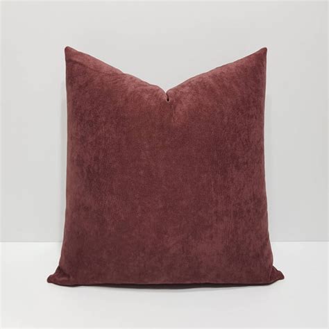 Burgundy Pillow Etsy