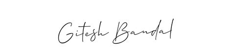 90 Gitesh Bandal Name Signature Style Ideas Excellent Digital Signature