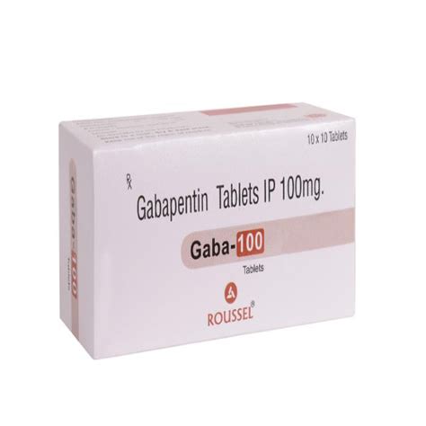 Gabapentin 100 Mg Gaba 100 Tablets 💊 Generic Seva