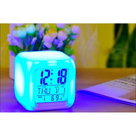Glowing LED Color Change Digital Alarm Clock Alarm Clocks Kenya