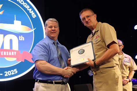 Ssp Presents Unique 60 Year Award To Swfpac Partner During Ssps 70th Anniversary Celebration In