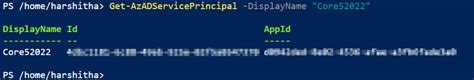 How To Get The Object Id In Azure Web App Using Powershell Command