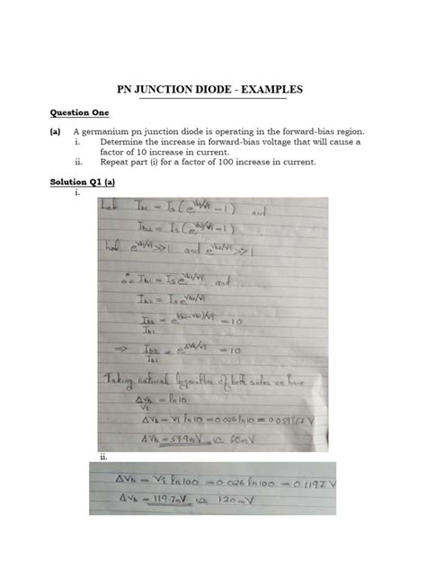 Pn Junction Diode Examples Pdf Pn Junction Diode Examples Pdf