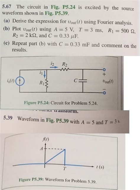 Solved The Circuit In Fig P Is Excited By The Source Chegg Com
