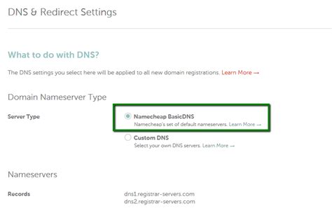 how to set up default domain and email redirects domains