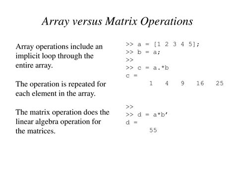 Ppt An Introduction To Matlab Powerpoint Presentation Free Download