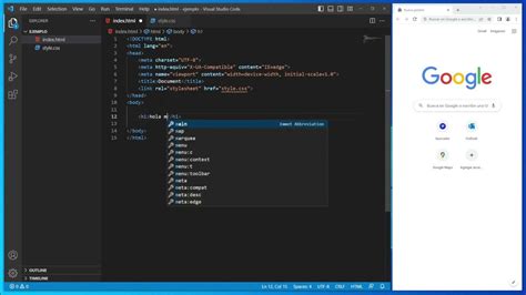 Como Vincular Html Con Css En Visual Studio Code 🚀 Youtube