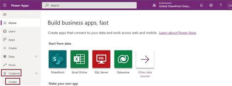 quickly create your own chatbot in powerapps step by step global