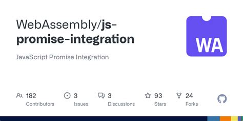 Github Webassemblyjs Promise Integration Javascript Promise Integration