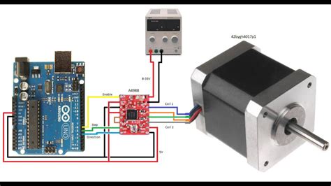 Relay Control Stepper Motor Fritzing Vilmagical