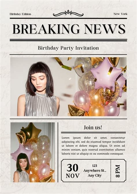 Free And Customizable Breaking News Templates Canva