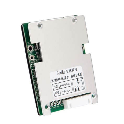 Dongguan Bestway Ternary Lithium Li Ion 3 7v Common Port 7s 20a 24v Bms With Balancer Function