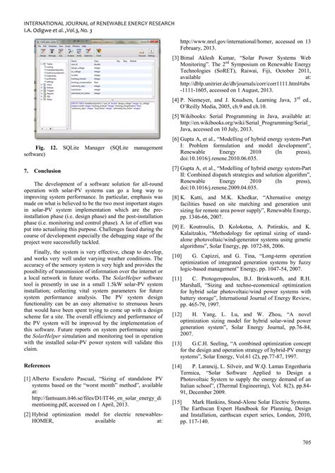 Development Of A Software Solution For Solar Pv Power Systems Sizing And Monitoring Pdf
