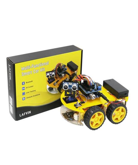 Lafvin Multi Function 4wd Ultrasonic Module Robot Car