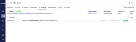 Introduction To Versioned Migrations Atlas Docs
