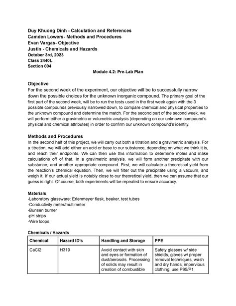 Pre Lab Plan 4 Prelab For Project 1 Prelab 4 Duy Khuong Dinh