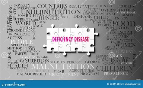 Deficiency Disease As A Complex Subject Related To Important Topics Spreading Around As A Word