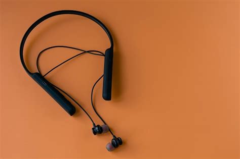 Premium Photo Black Wireless Bluetooth Headphones For The Phone Headset For Phone