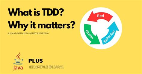 ahmad mujahid abdurrahman on linkedin what is test driven development tdd and why it matters