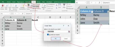 How To Combine Two Columns In Excel 6 Methods Explained Geeksforgeeks