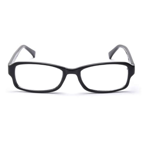 Badu.bg Класически черни пластмасови рамки за очила с пълна рамка за ...