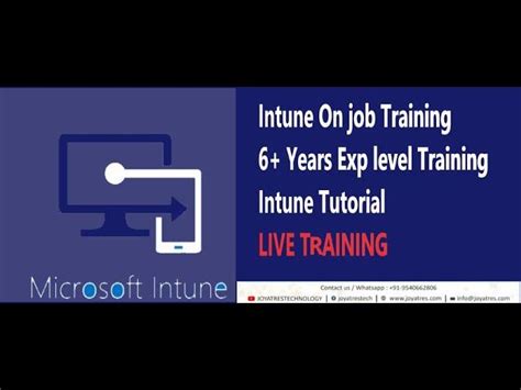 Amitra Jit On Linkedin Learn Intune From Basic To Advance Intune L1 L2 L3 Level Training