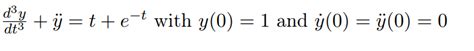 Solved Solve The ODE Find Its Homogenous Solution Chegg Com