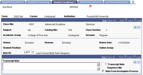 Processing Enrollment Transactions Through The Enrollment Component