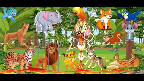 حكم الذئب اللشرسه وخطف ملك الغابه وضرب نمر وانقاذ سيمبا الصغير للملك