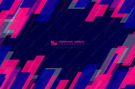 Abstract Square Tech Line Pattern Design Graphic By Impulse