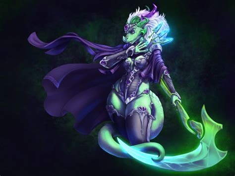 Artstation Dragoborn With Scythe