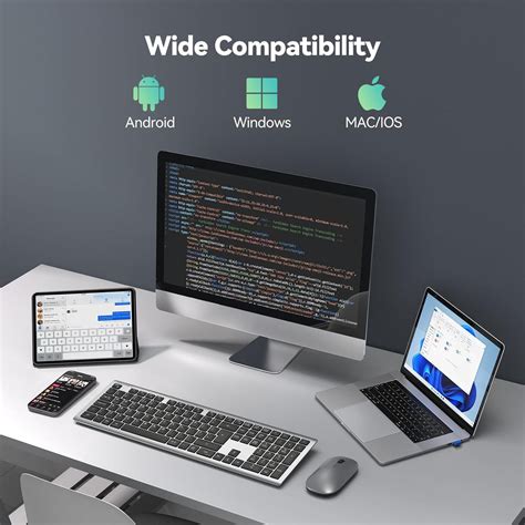 Tecknet Wireless Keyboard Rechargeable 2 4ghz Usb Bluetooth Keyboard