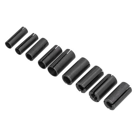 Router Chuck Adapter Cnc Bit Converter Black Firm Clamping High Accuracy For Conversion
