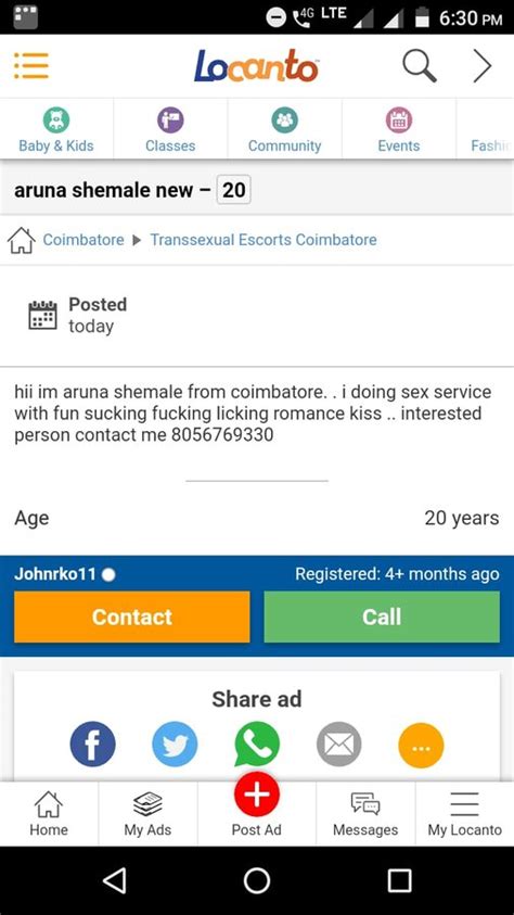 Resolved Locanto — Protected Used My Number Wrongly