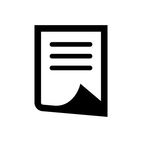 Simple Memo And File Icon Vector 26381306 Vector Art At Vecteezy