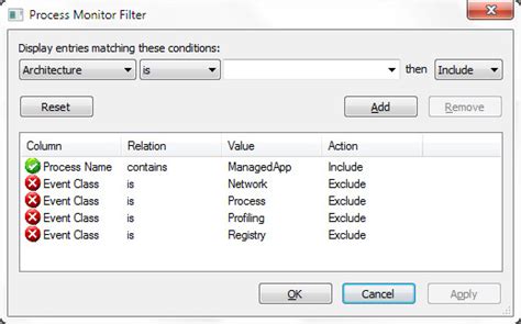 Troubleshooting Net Module Could Not Be Found Exception With Processmonitor